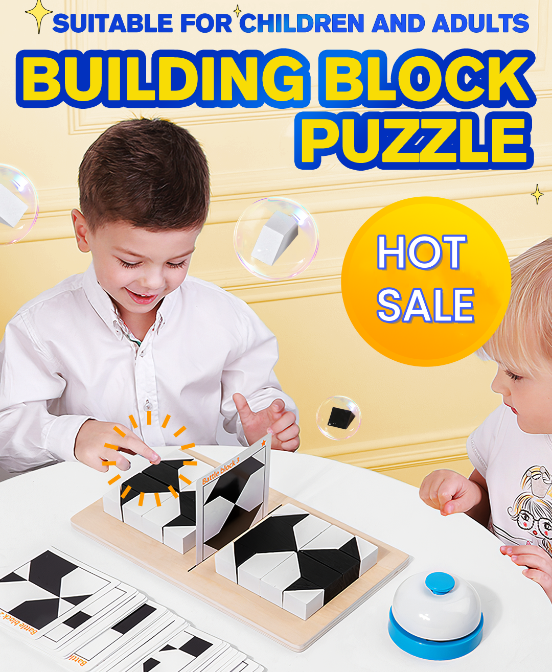 🎉Christmas Sale🏆Puzzle Hidden Blocks Interactive parent-child board ga ...